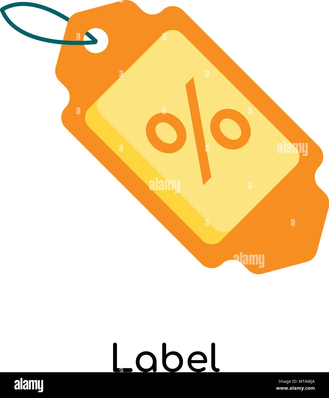 Label icon isolated on white background for your web and mobile app ...