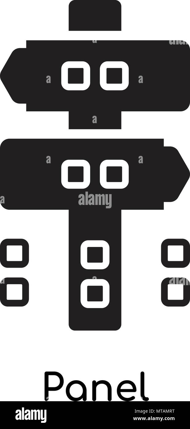 Panel icon isolated on white background for your web and mobile app ...