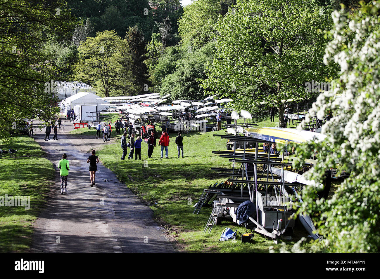 Skulls rowing boats on racks hi-res stock photography and images - Alamy