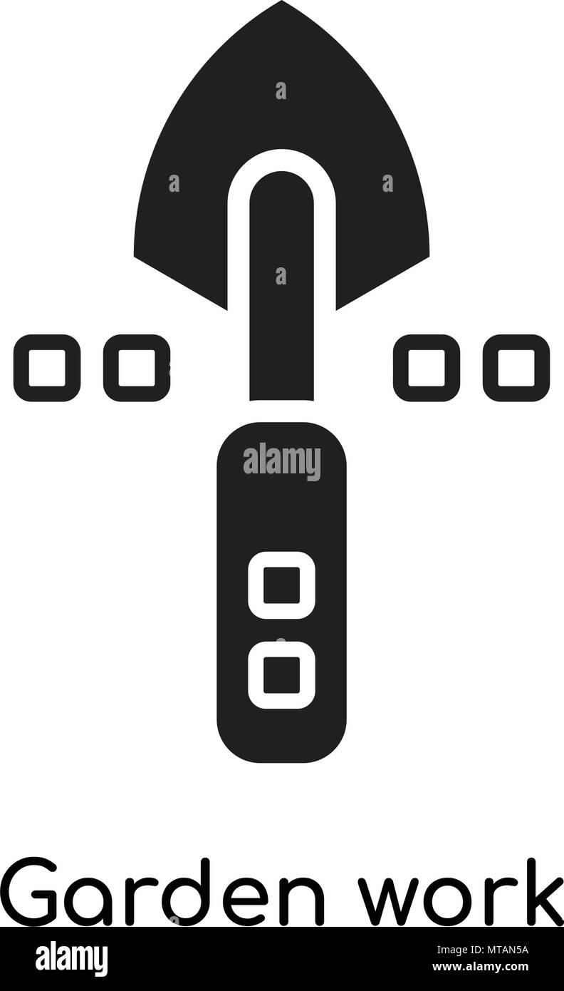 Garden work icon isolated on white background for your web and mobile ...