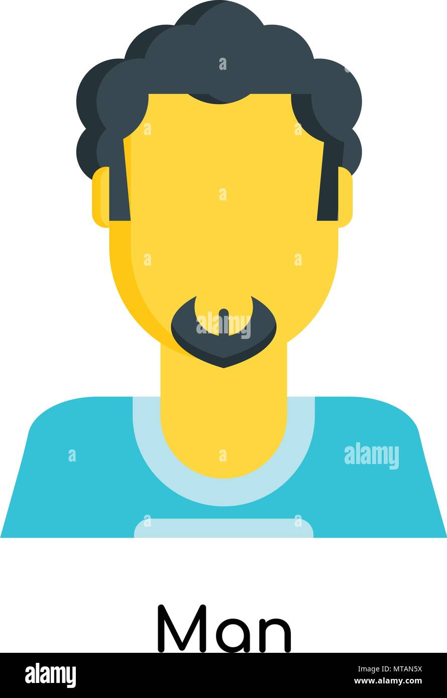 Man icon isolated on white background for your web and mobile app ...