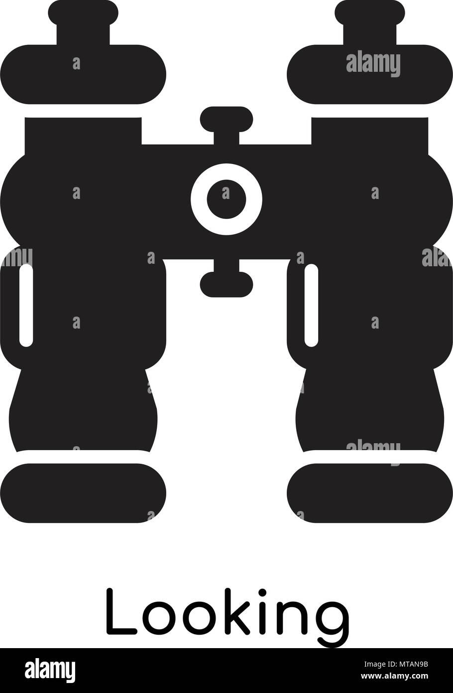 Looking icon isolated on white background for your web and mobile app ...