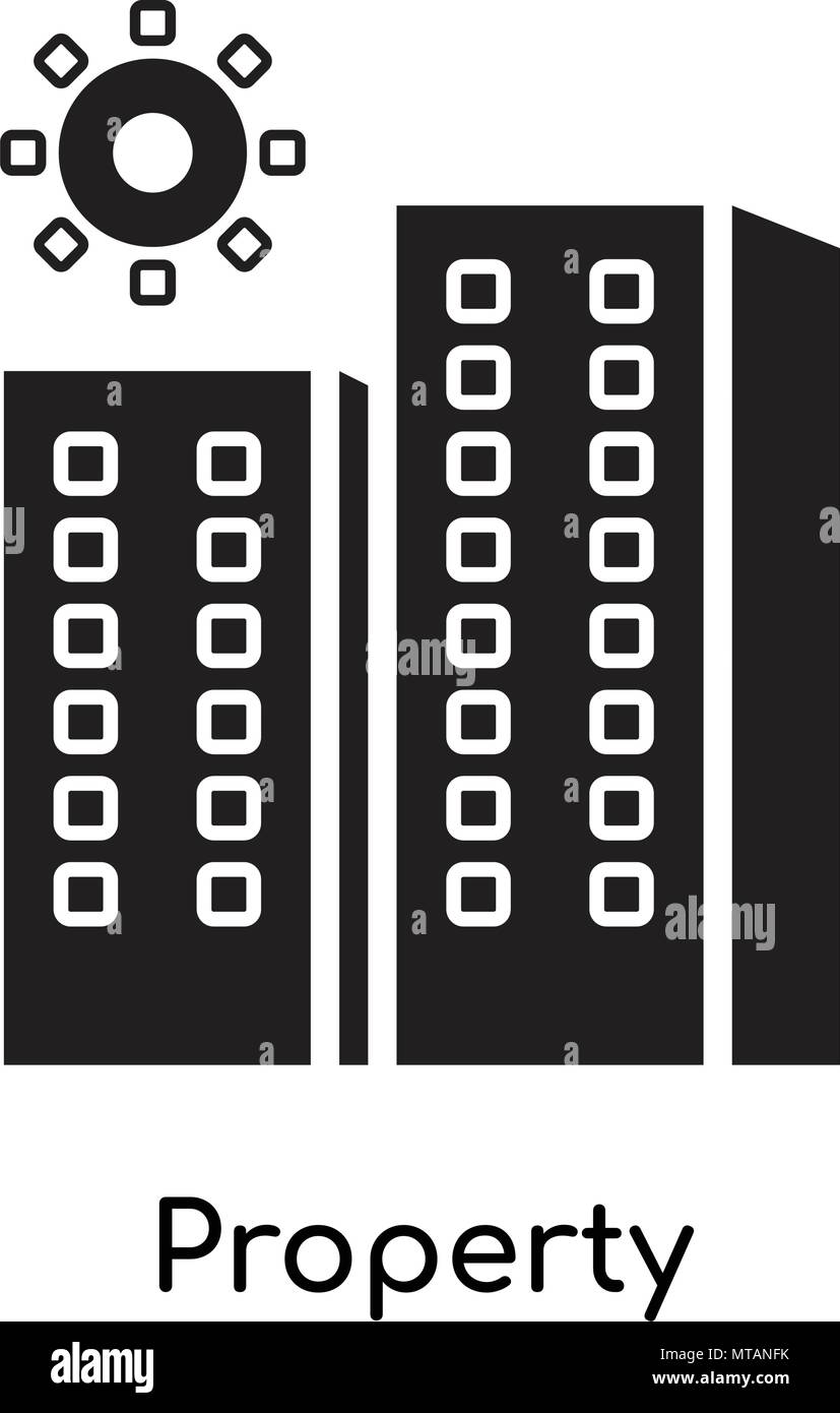 Property icon isolated on white background for your web and mobile app ...