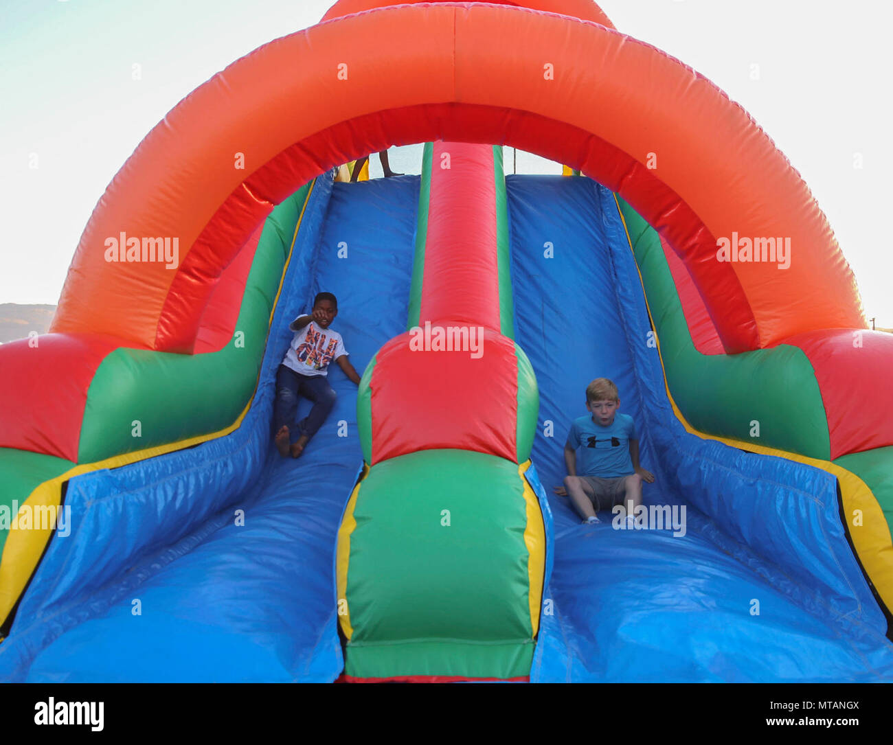 National Guard Inflatable Obstacle Course