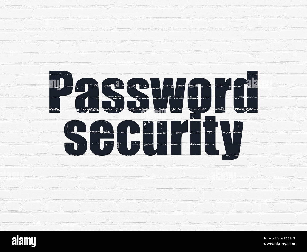 Security concept: Password Security on wall background Stock Photo - Alamy