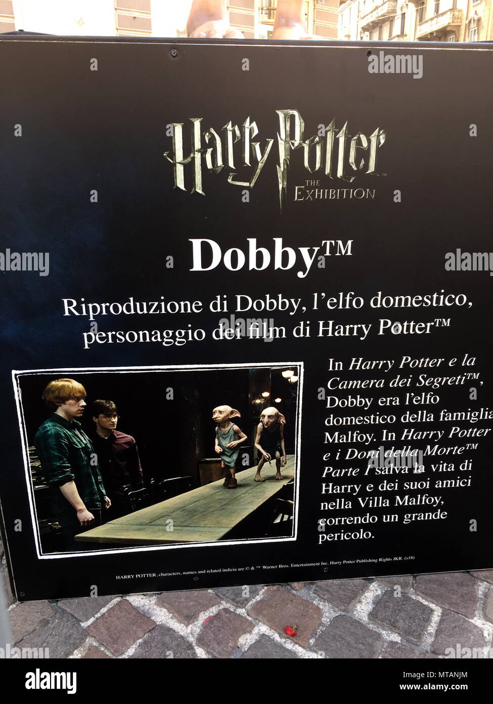 A statue of Dobby the elf from Harry Potter has been placed in the ...