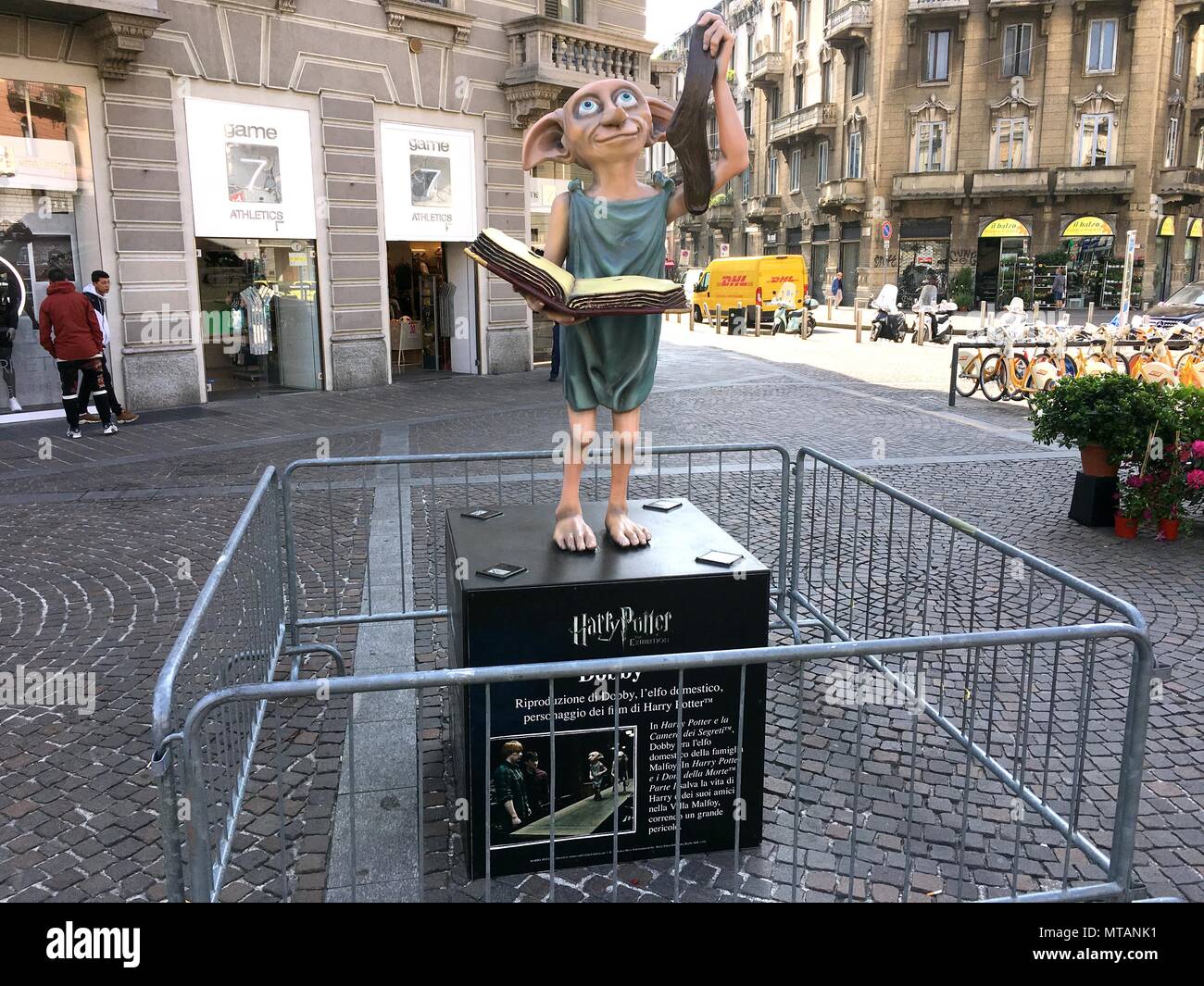 A statue of Dobby the elf from Harry Potter has been placed in the ...