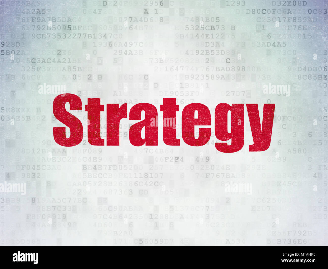 Business concept: Strategy on Digital Data Paper background Stock Photo ...