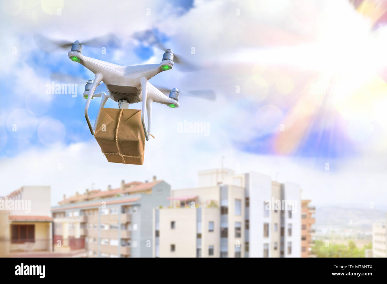 Concept of use of drones for the transport of mail and parcels ...