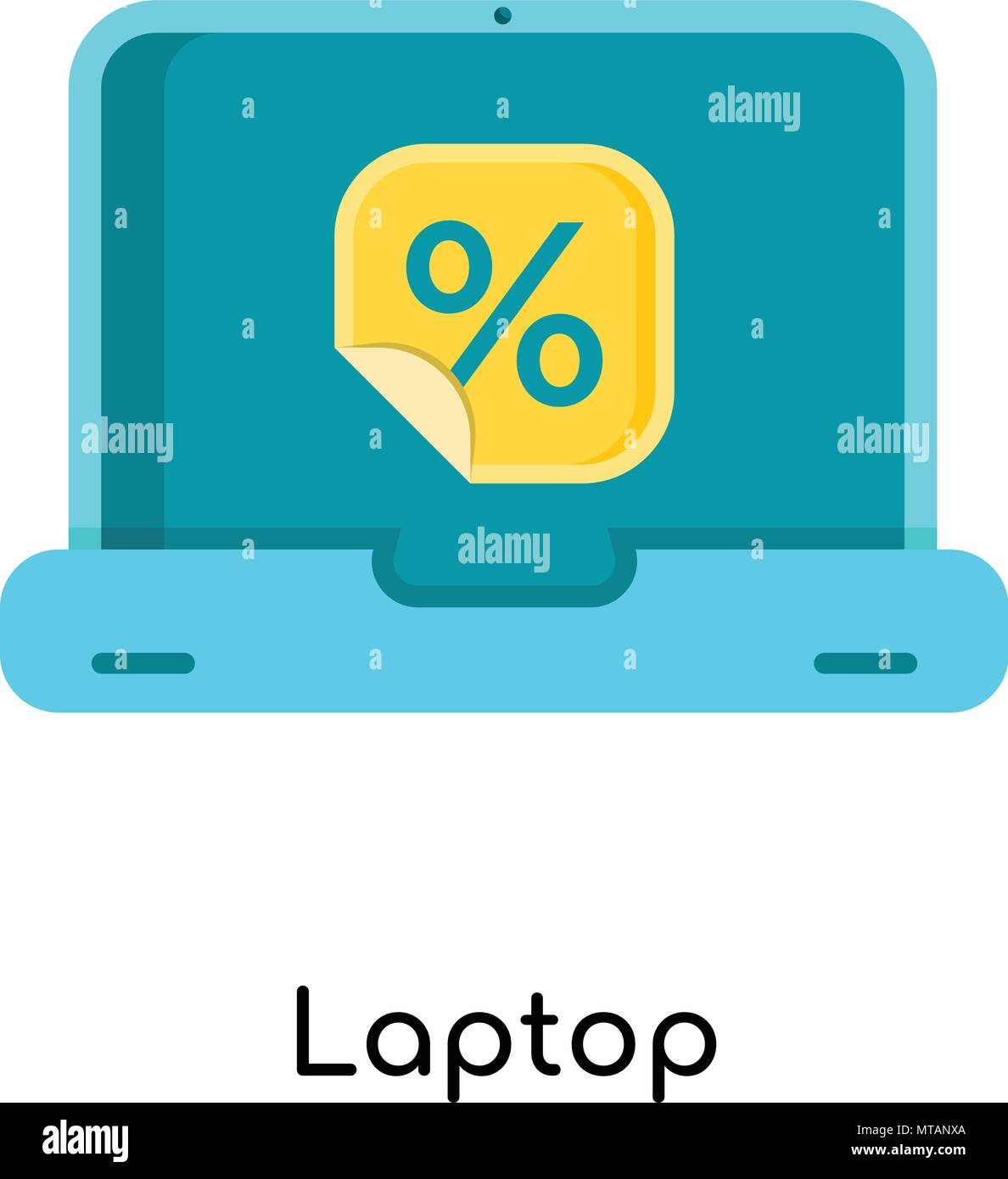 Laptop phone green screen Stock Vector Images - Alamy