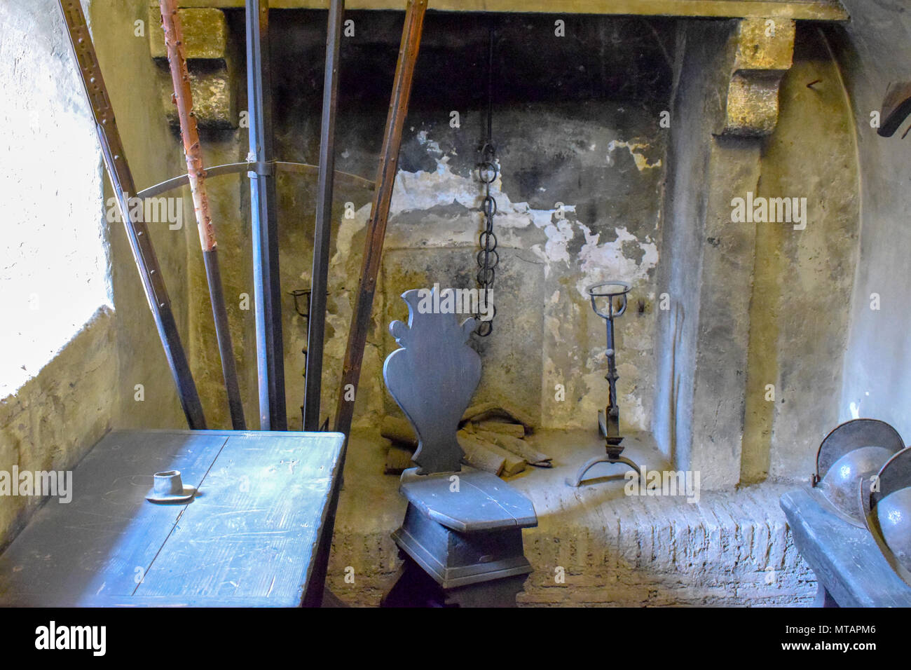 Roman Guard Room At Sant'Angelo Castle Italy Stock Photo - Alamy