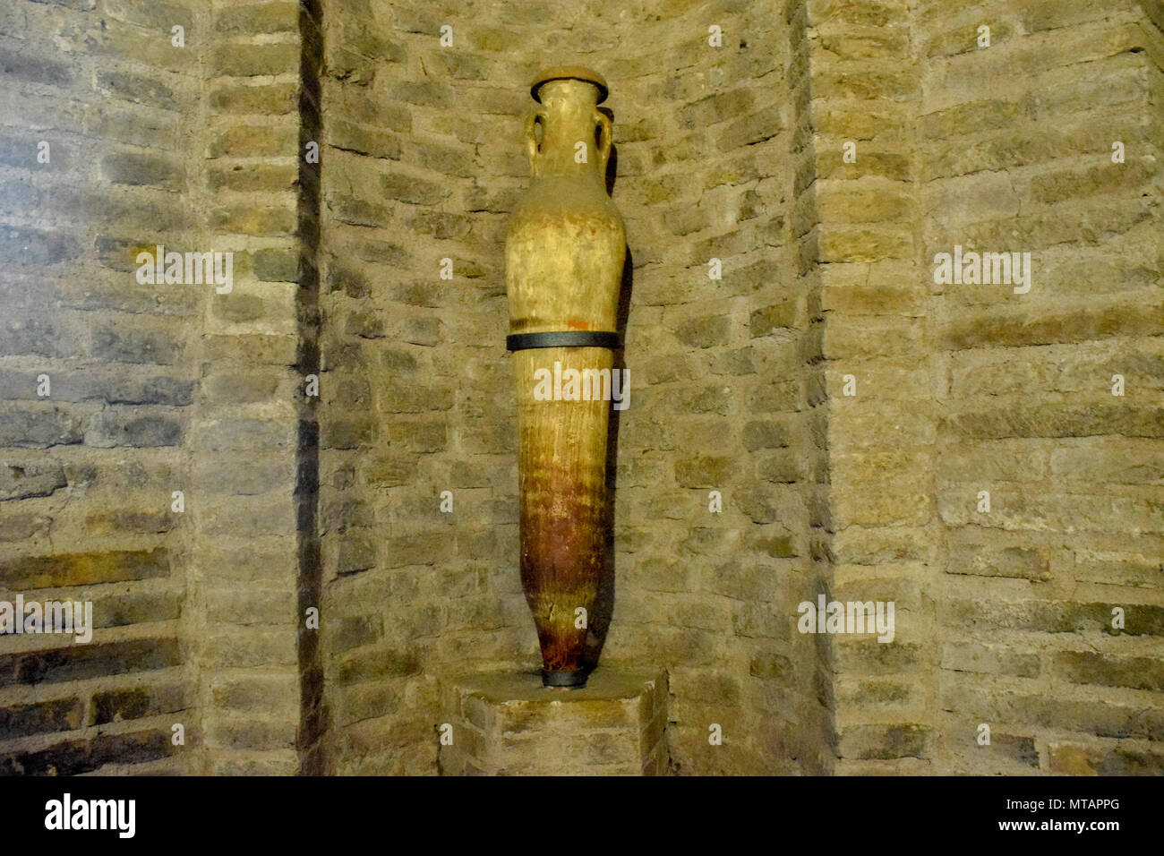 Roman object at Sant'Angelo Castle Italy Stock Photo - Alamy