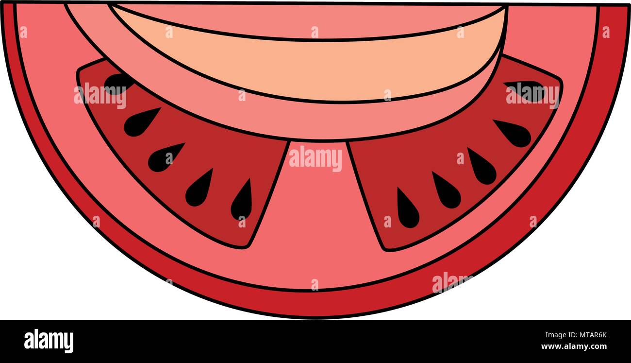 fresh tomato slide healthy food Stock Vector Image & Art - Alamy
