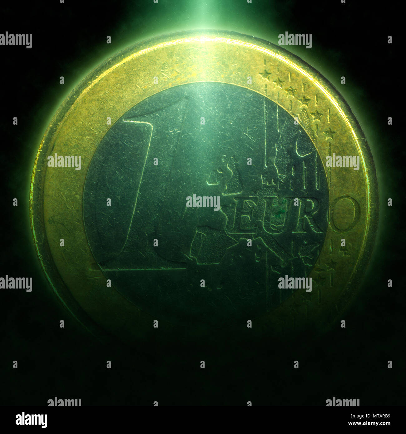 Euro coin tails hi-res stock photography and images - Alamy
