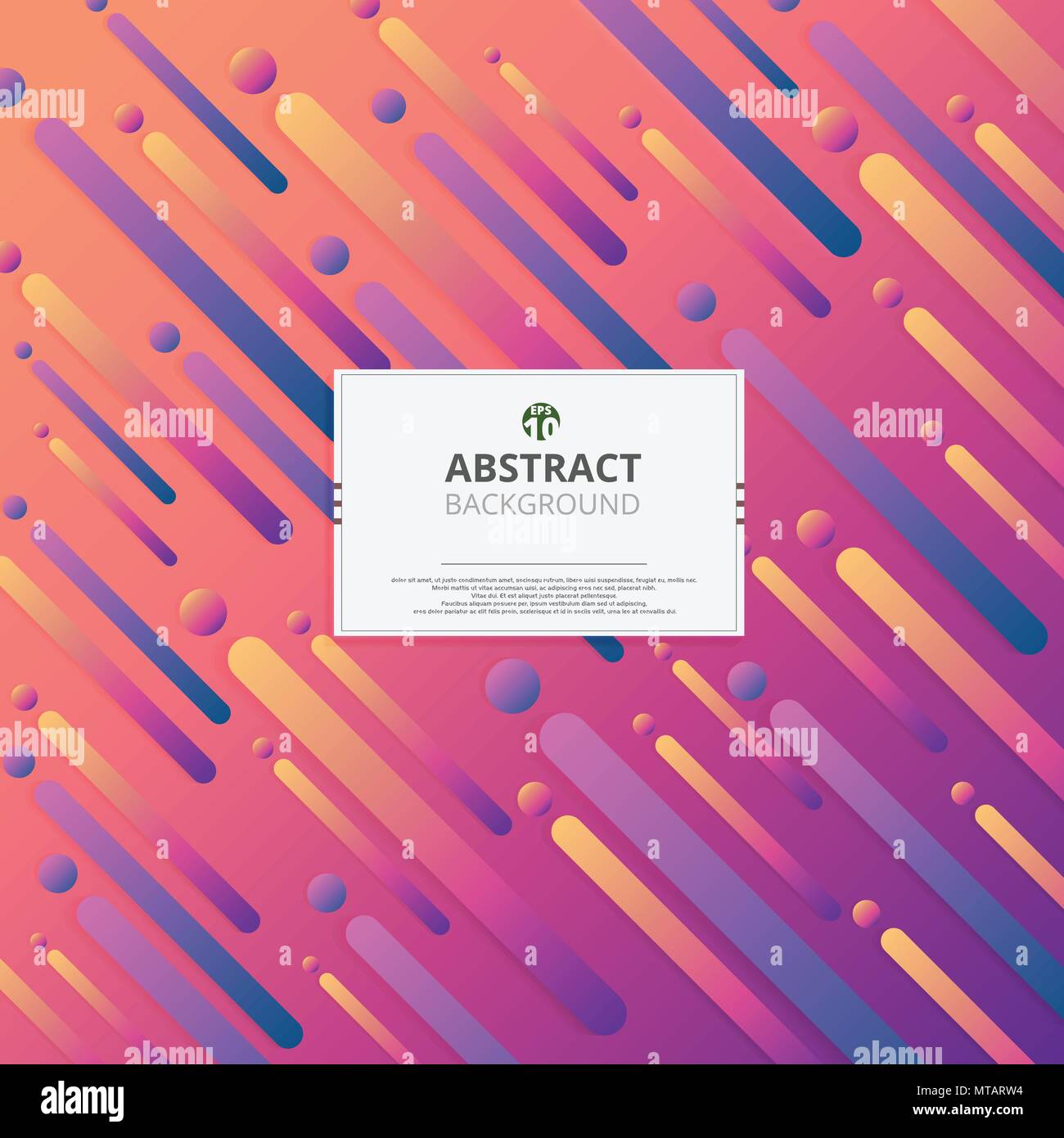 Modern of colorful gradient wave of circle lines background. Designing ...