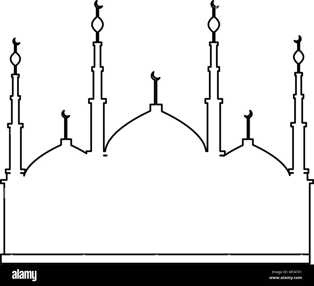 Muslim holy month of ramadan jerusalem Stock Vector Images - Alamy