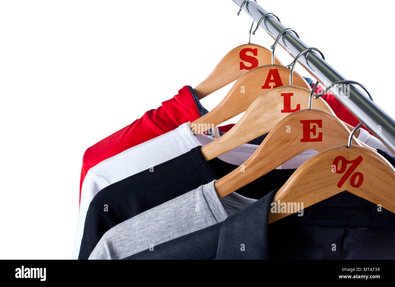 Black Friday shopping sale concept. Sale in a clothing store - discount ...