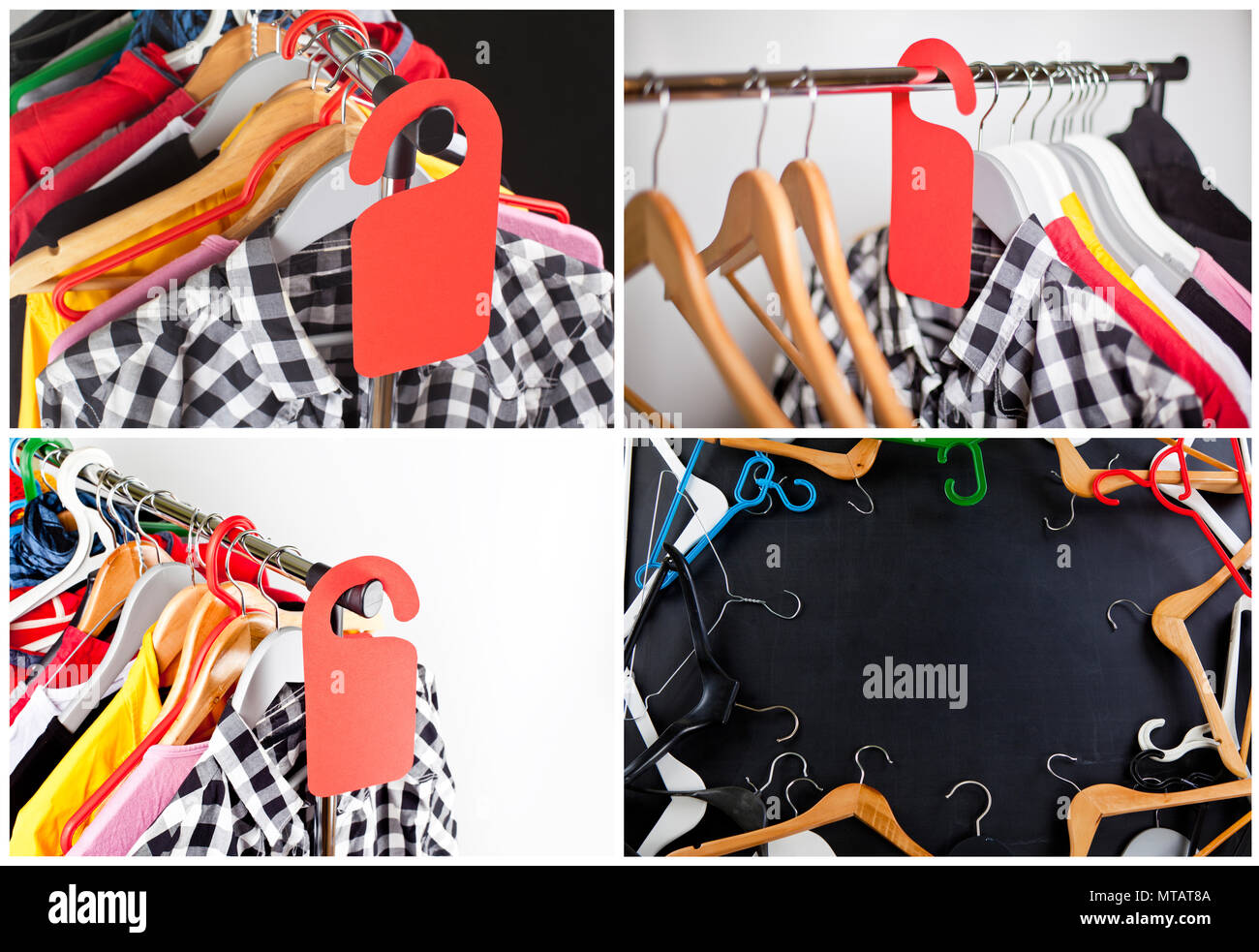 Shopping sale concept. Sale in a clothing store - discount sign at a ...