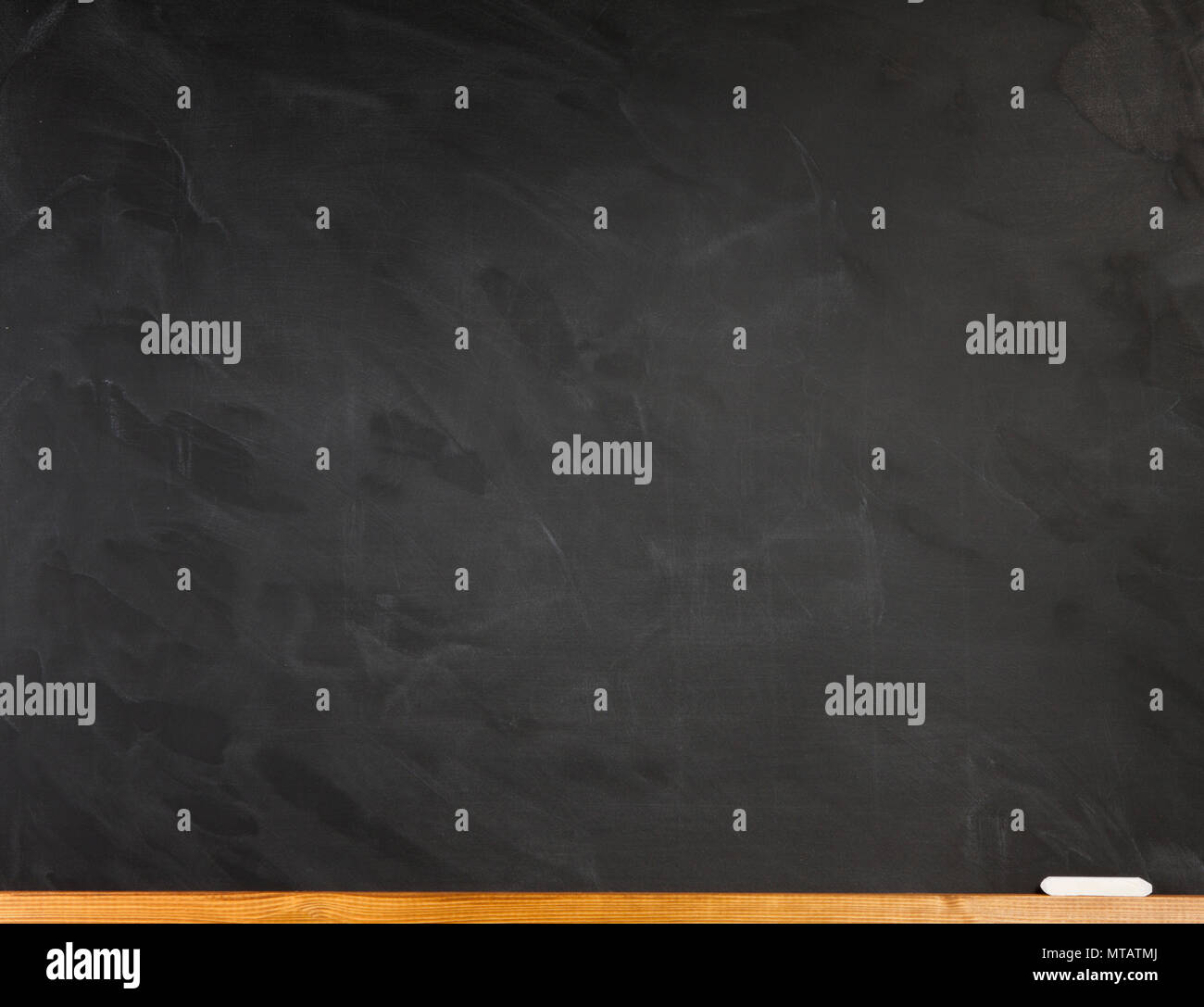 Clean classroom board with chalk. Back to school concept for your text ...