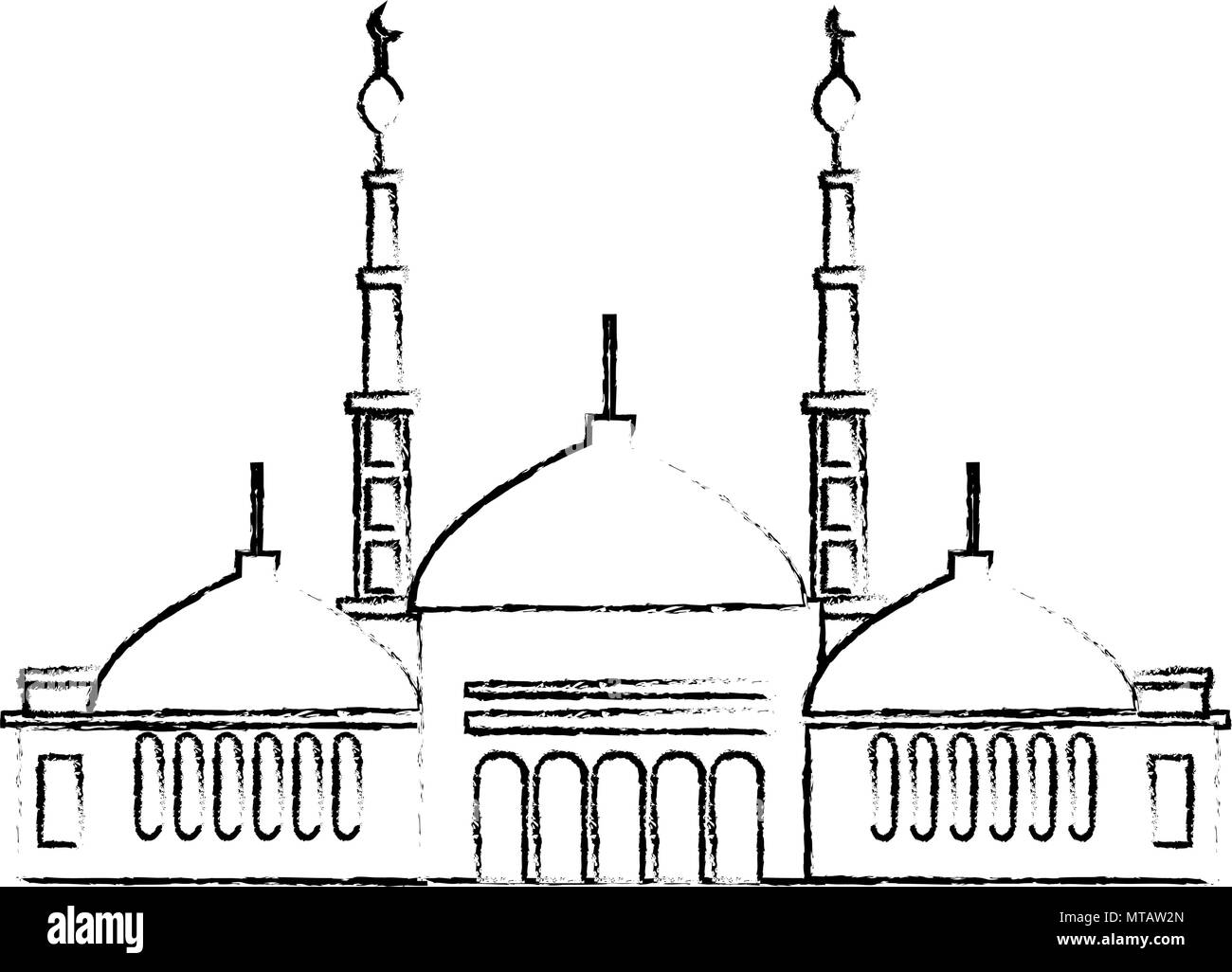 jerusalem temple ramadan kareem celebration Stock Vector Image & Art ...