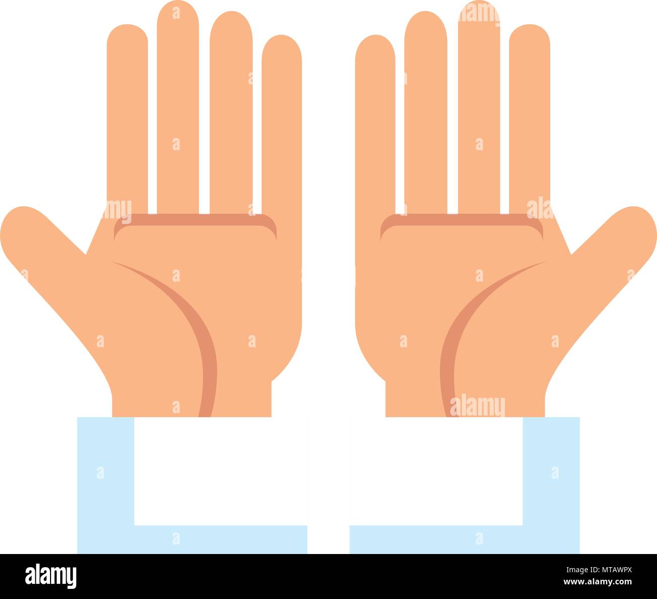 hands human isolated icon Stock Vector Image & Art - Alamy