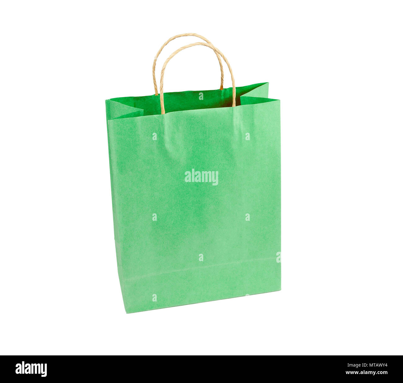 Empty Shopping Bag from craft paper, Recycled paper shopping bag on ...