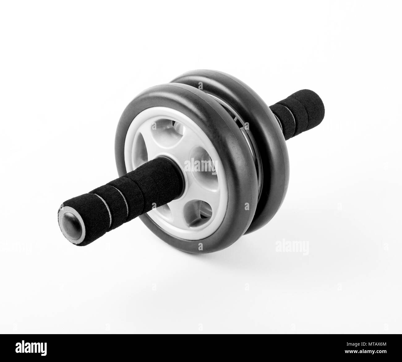 Ab roller wheel used for exercising abdominal muscles Stock Photo - Alamy