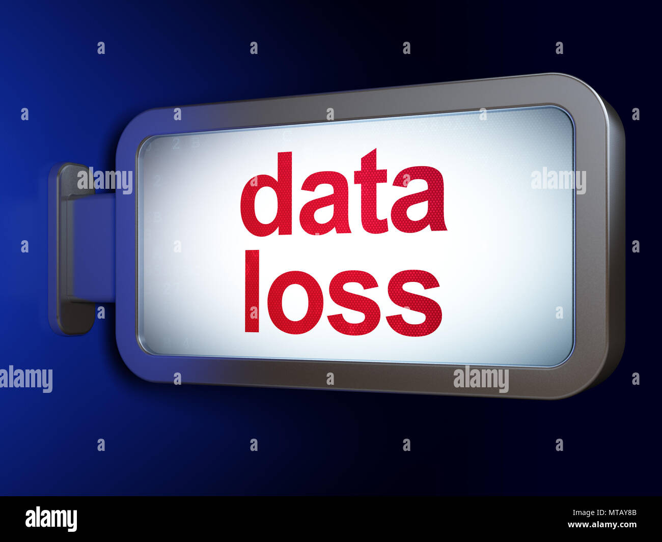Information concept: Data Loss on billboard background Stock Photo - Alamy