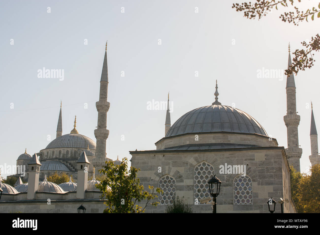 Outer view of Ottoman style mosque in Istanbul Stock Photo - Alamy