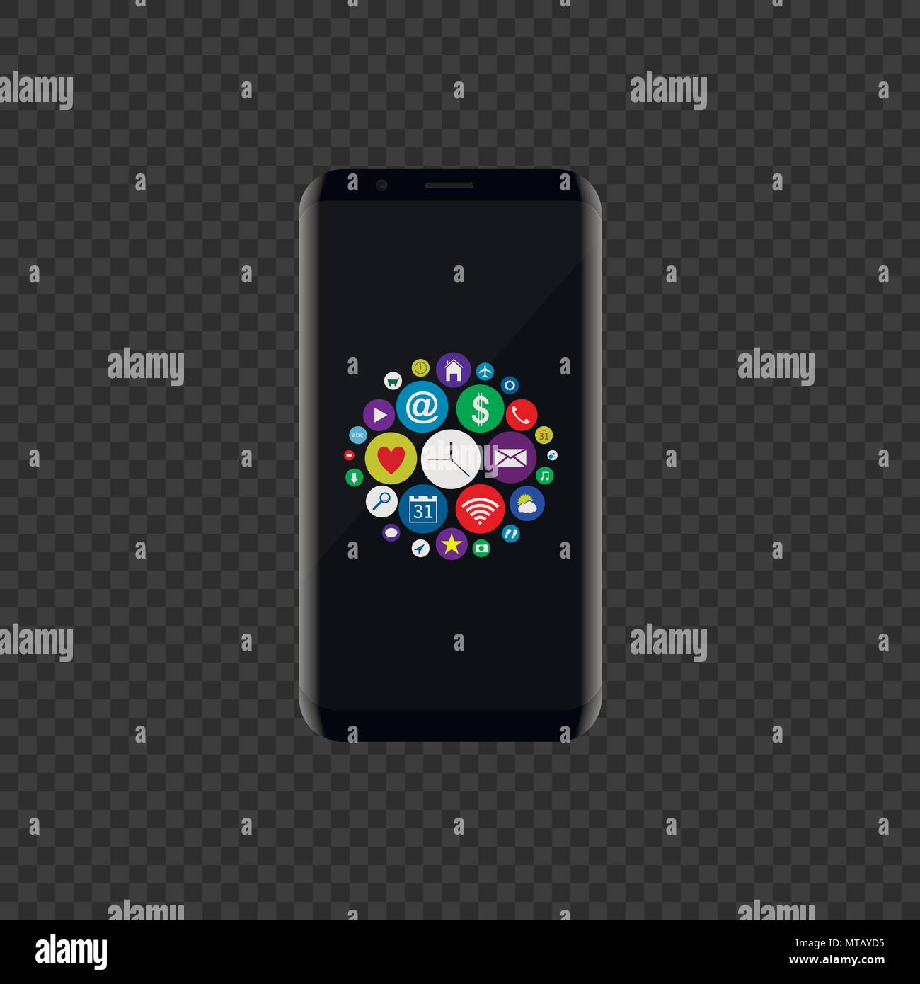 Colored icon hi-res stock photography and images - Alamy
