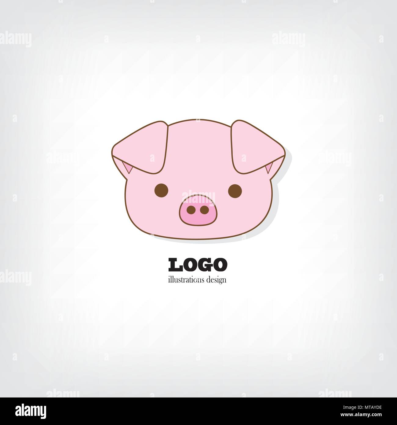 pig animal icon logo Stock Vector Image & Art - Alamy