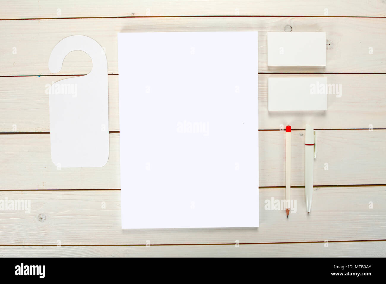 Classic white corporate identity template design. Business stationery ...
