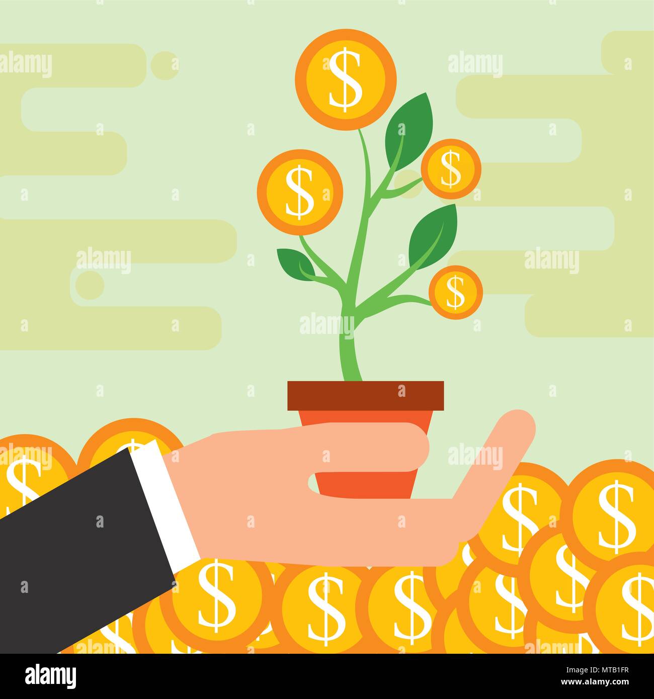 saving money business Stock Vector Image & Art - Alamy