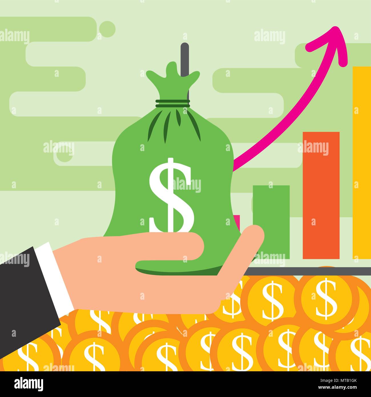 saving money business Stock Vector Image & Art - Alamy