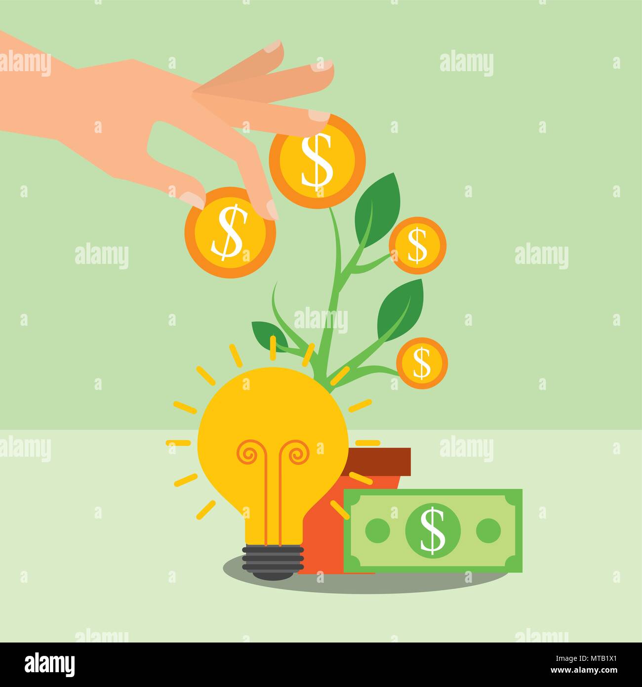 saving money business Stock Vector Image & Art - Alamy