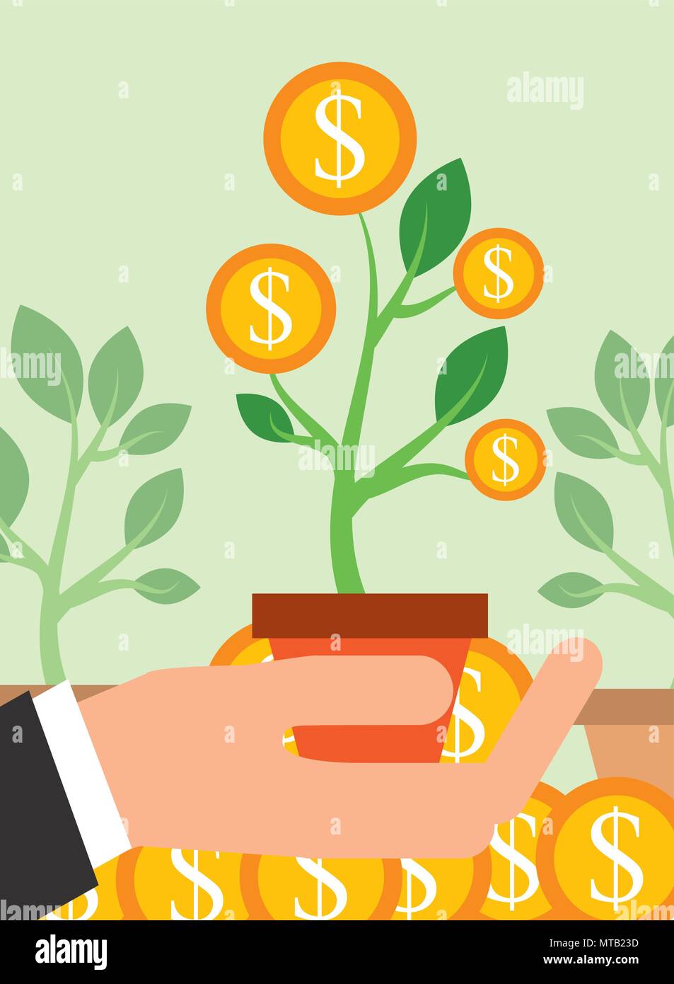 saving money business Stock Vector Image & Art - Alamy