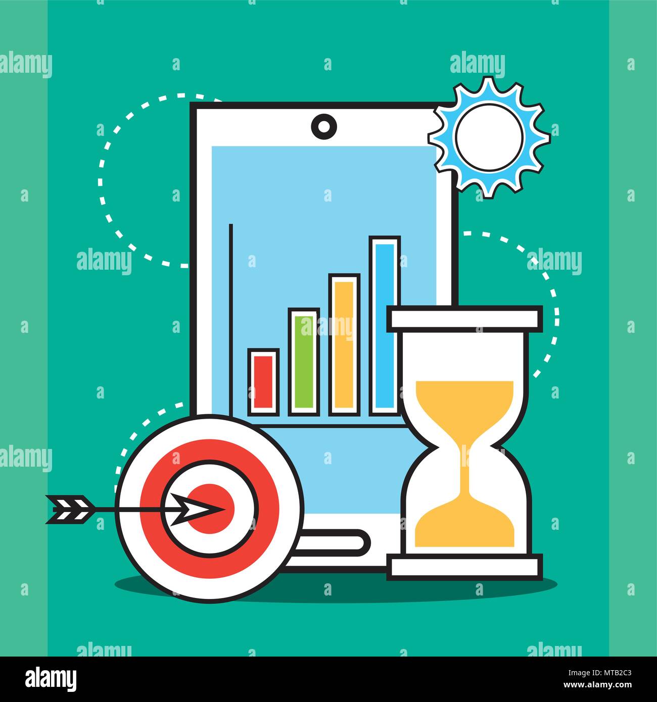 Target indicators Stock Vector Images - Alamy