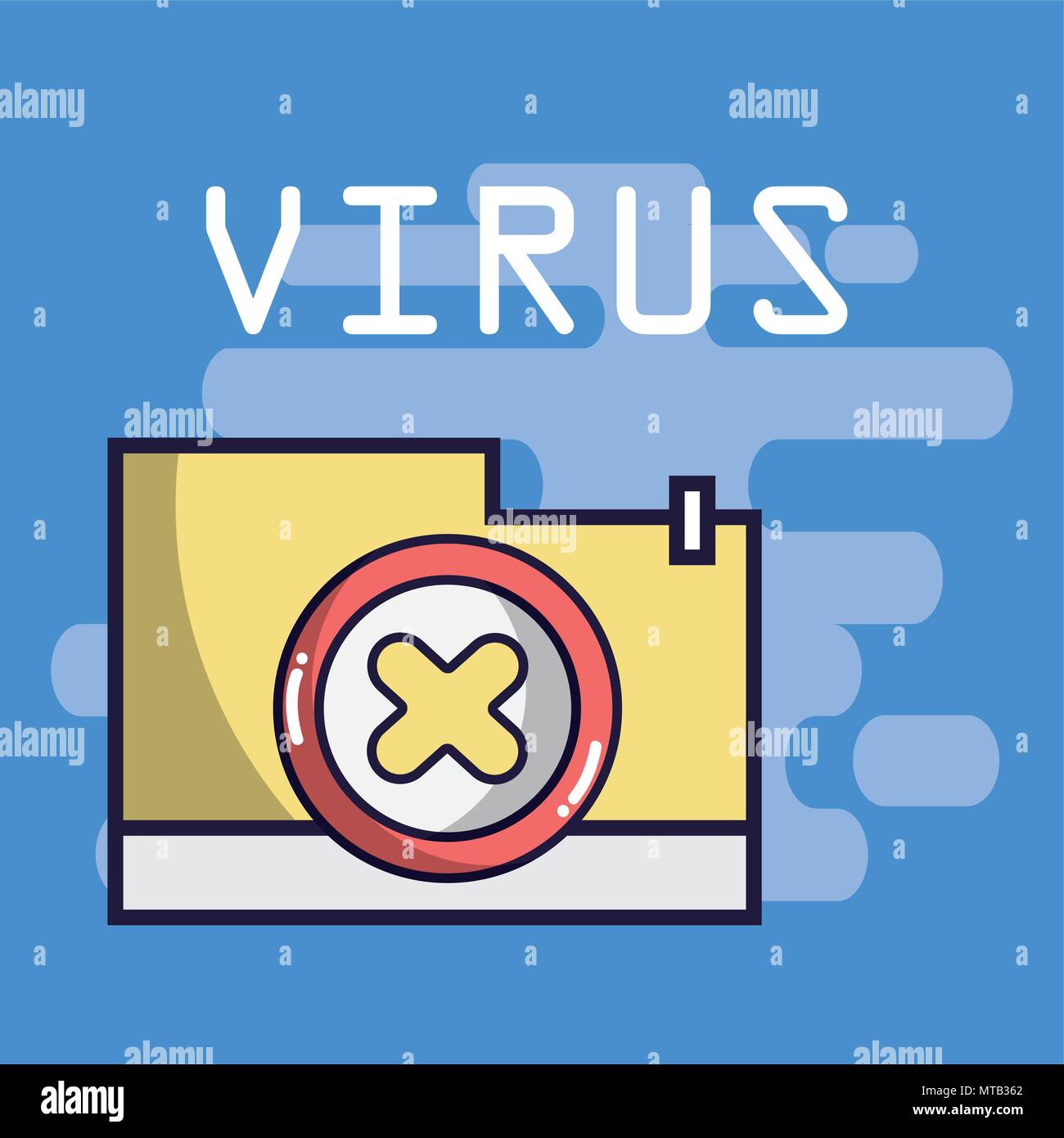 Virus detection security system Stock Vector Image & Art - Alamy