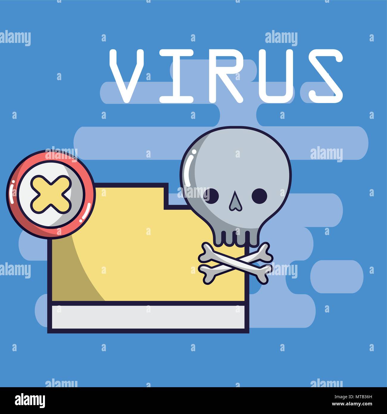 Virus detection security system Stock Vector Image & Art - Alamy
