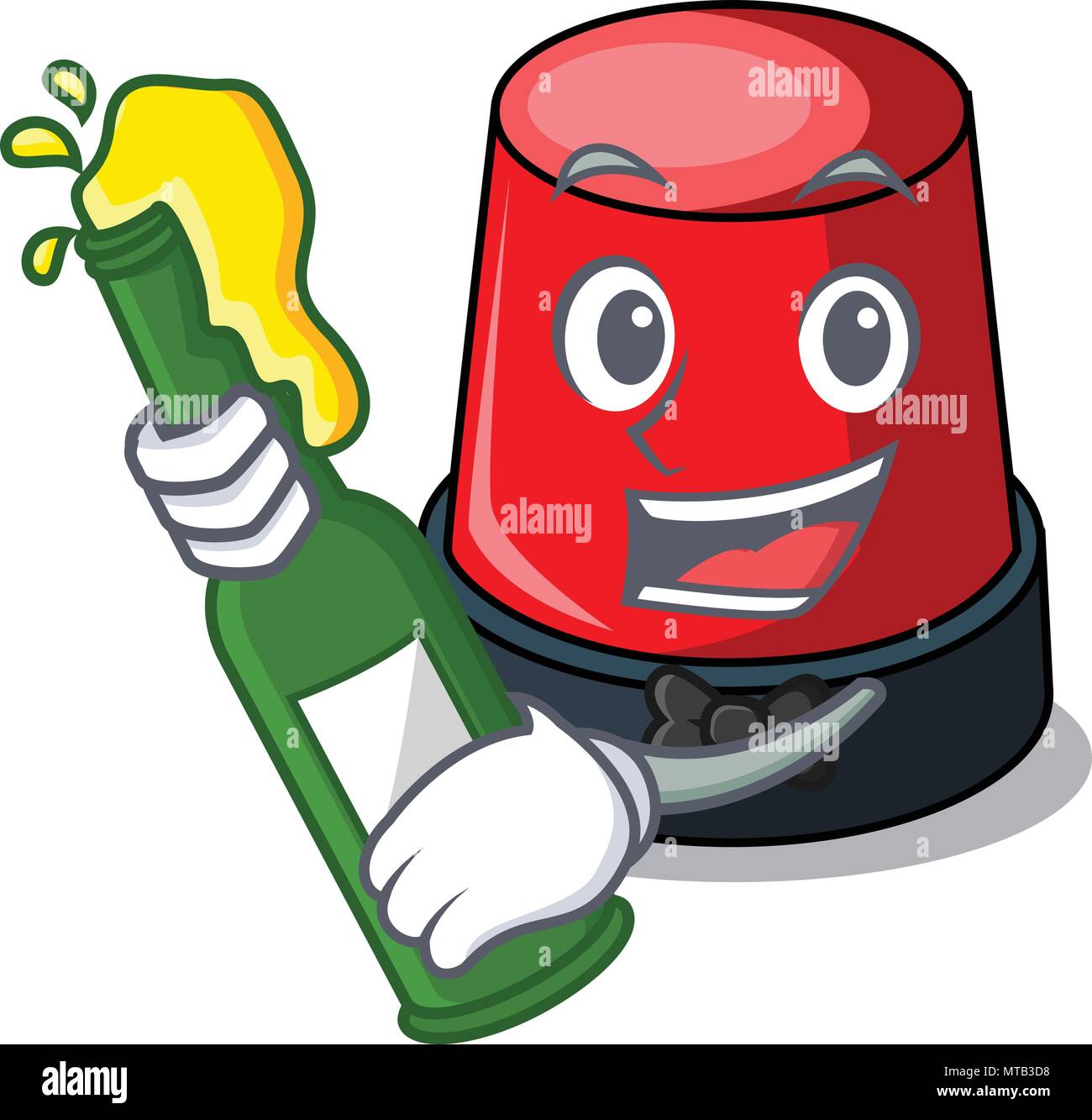 With beer sirine mascot cartoon style Stock Vector Image & Art - Alamy