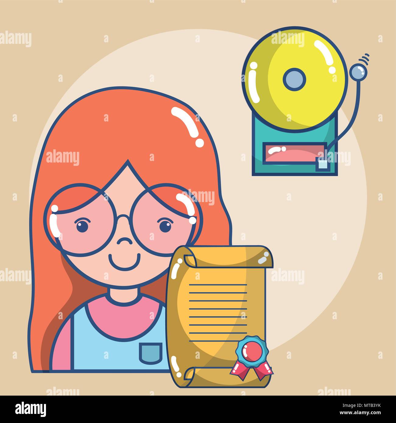 school teacher cartoon Stock Vector Image & Art - Alamy