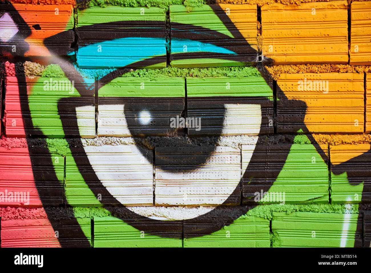 Eye graffiti hi-res stock photography and images - Alamy