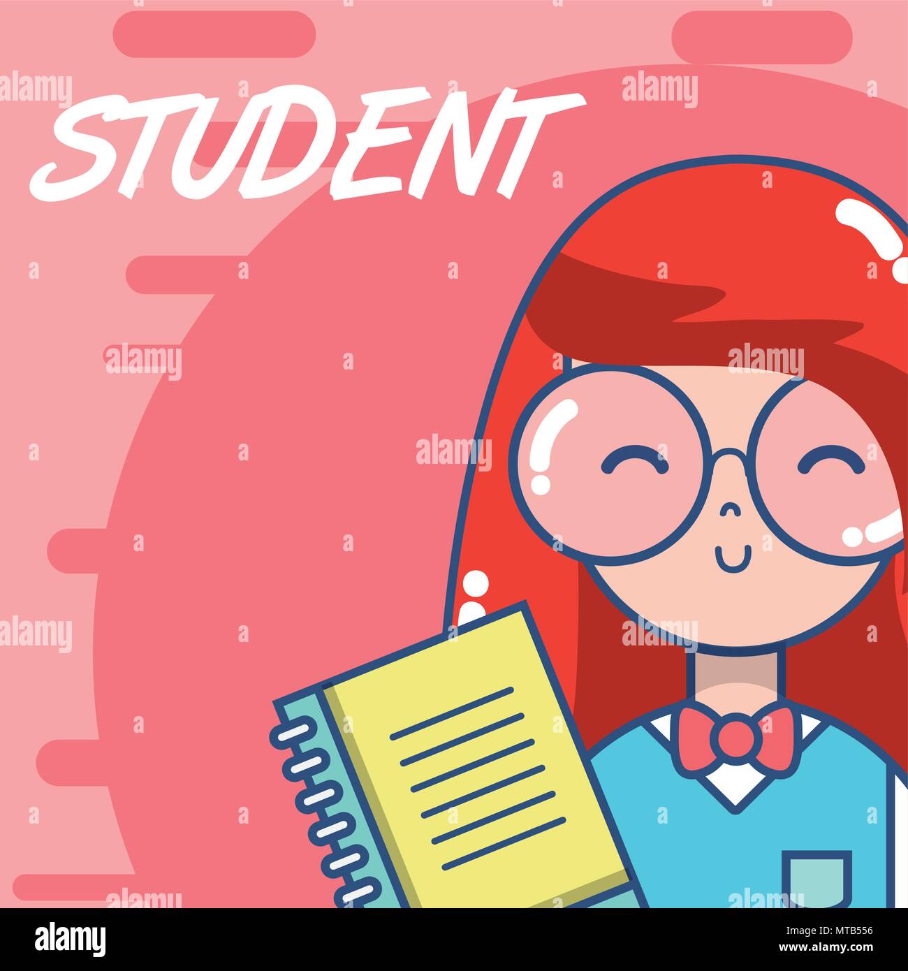 Young school student cartoon Stock Vector Image & Art - Alamy
