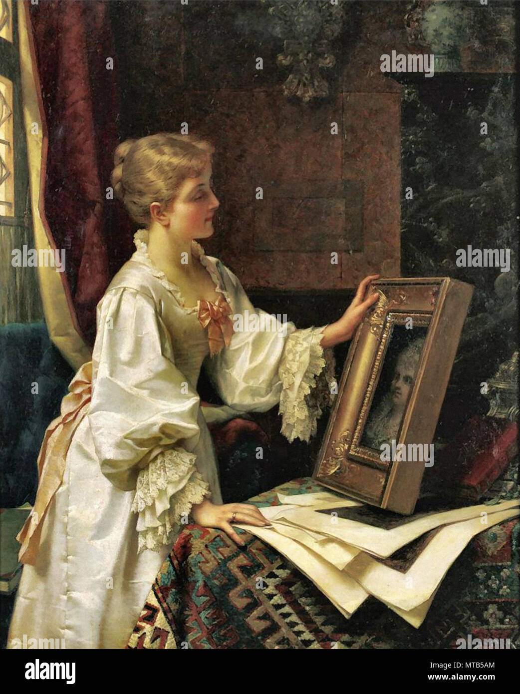 Portielje Jan Frederik Pieter - a Compelling Portrait Stock Photo - Alamy