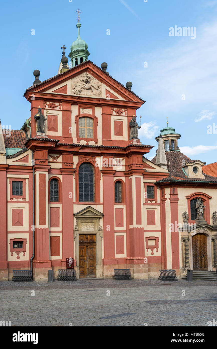 Basilica of st. George in Prague Stock Photo - Alamy