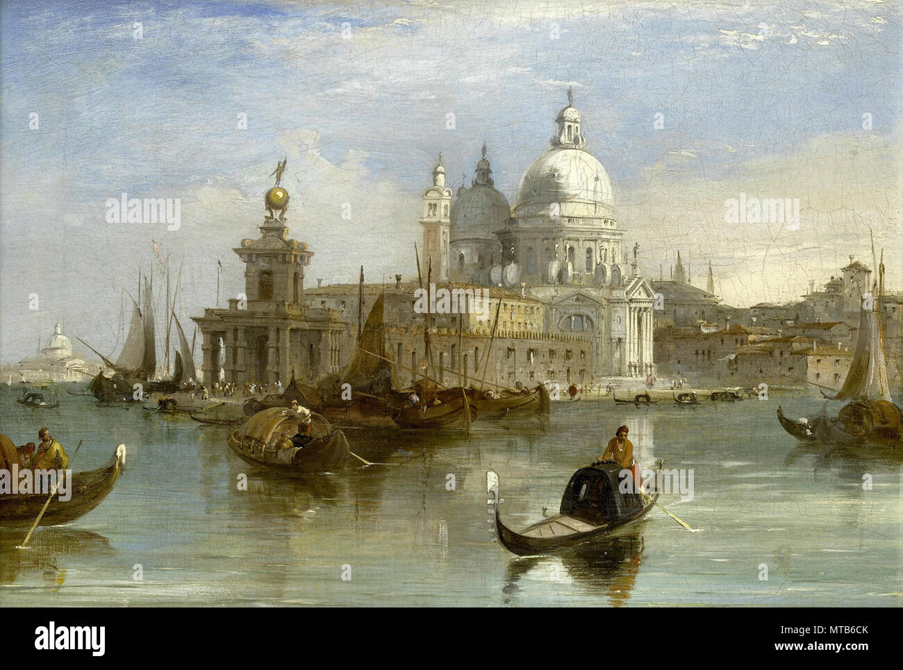 Pritchett Edward - Santa Maria Della Salute Venice 2 Stock Photo - Alamy