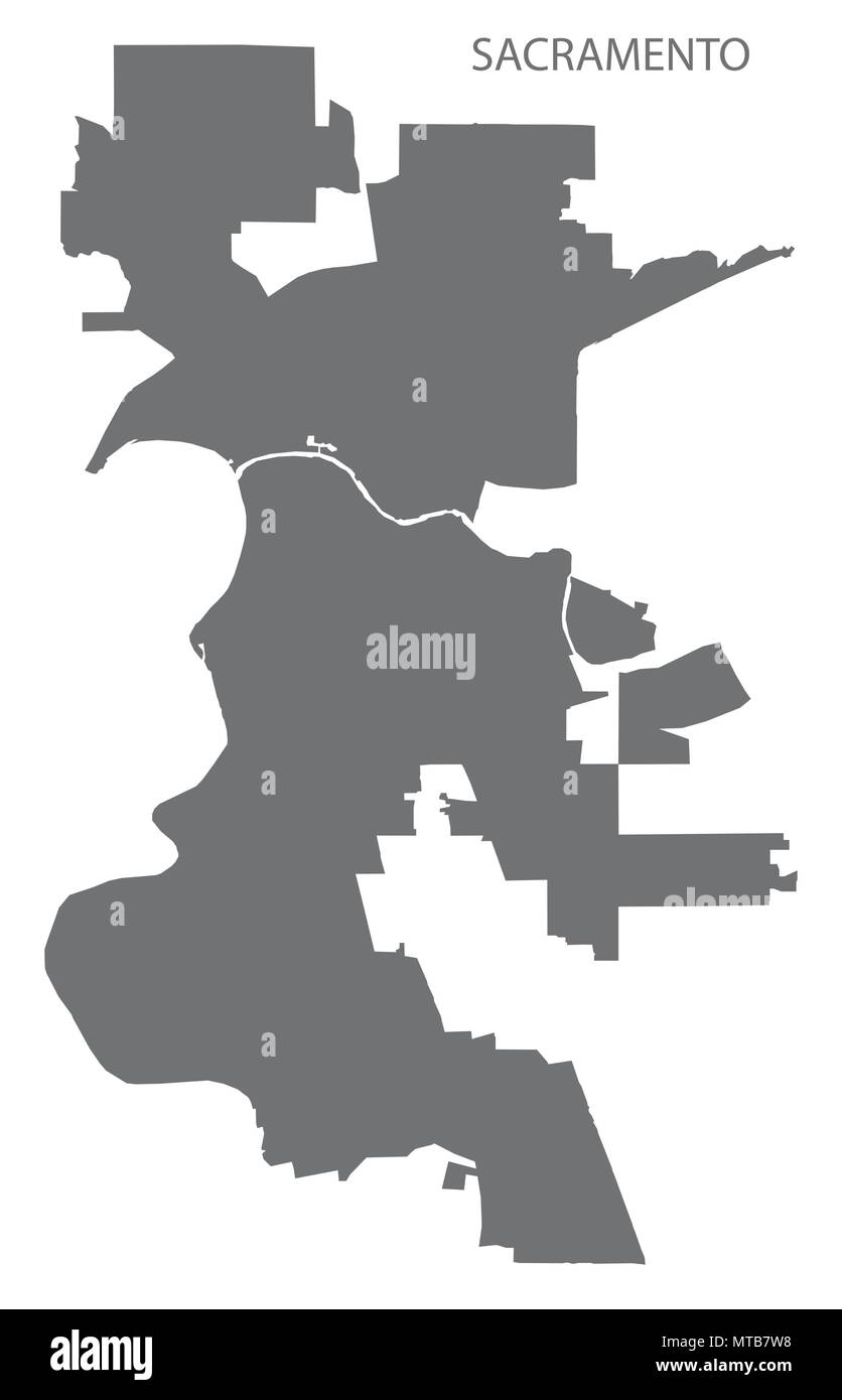 Sacramento County Map High Resolution Stock Photography and Images - Alamy