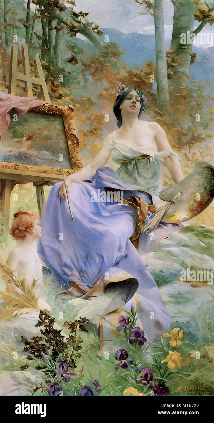 Quinsac Paul François - La Peinture Stock Photo - Alamy