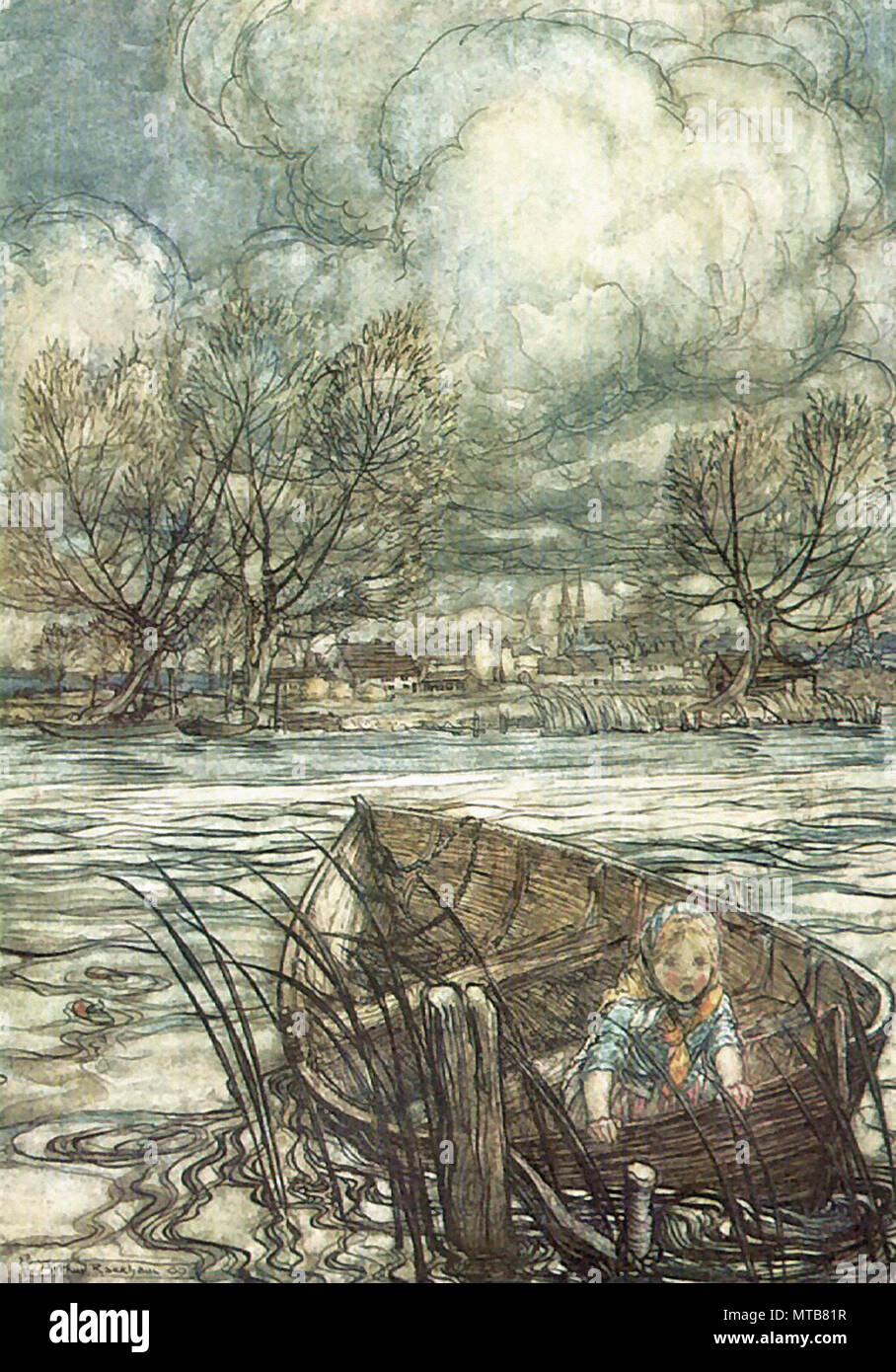 Rackham Arthur - Book of Pictures 1 - Adrift Stock Photo - Alamy