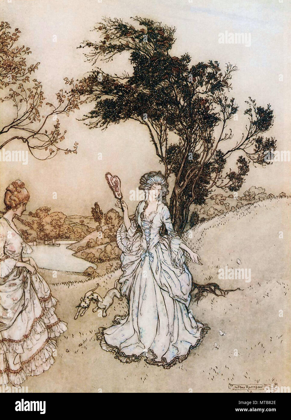 Rackham Arthur - Book of Pictures 7 - Butterflies Stock Photo - Alamy